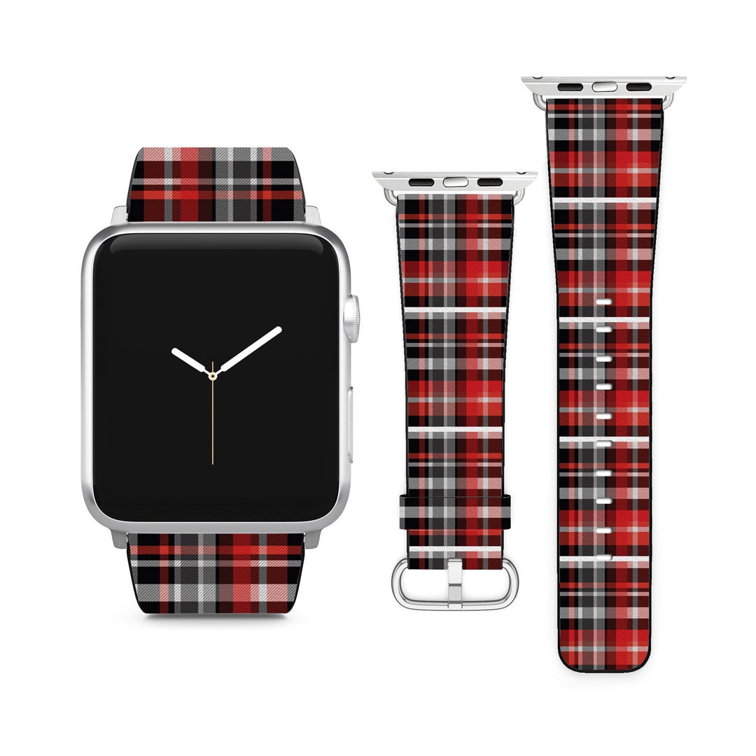 Tartan Plaid Pattern for Apple Watch Band Iwatch Strap for Series SE 9 ...