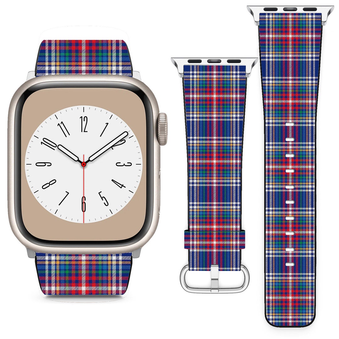 Tartan Plaid Pattern for Apple Watch Band Iwatch Strap for Series SE 9 ...