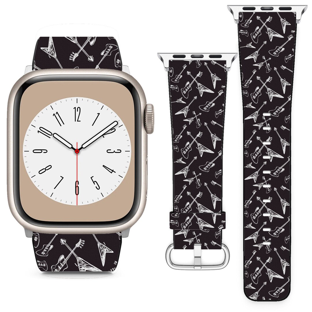 Rock N Roll Electric Guitar for Apple Watch Band Iwatch Strap for ...