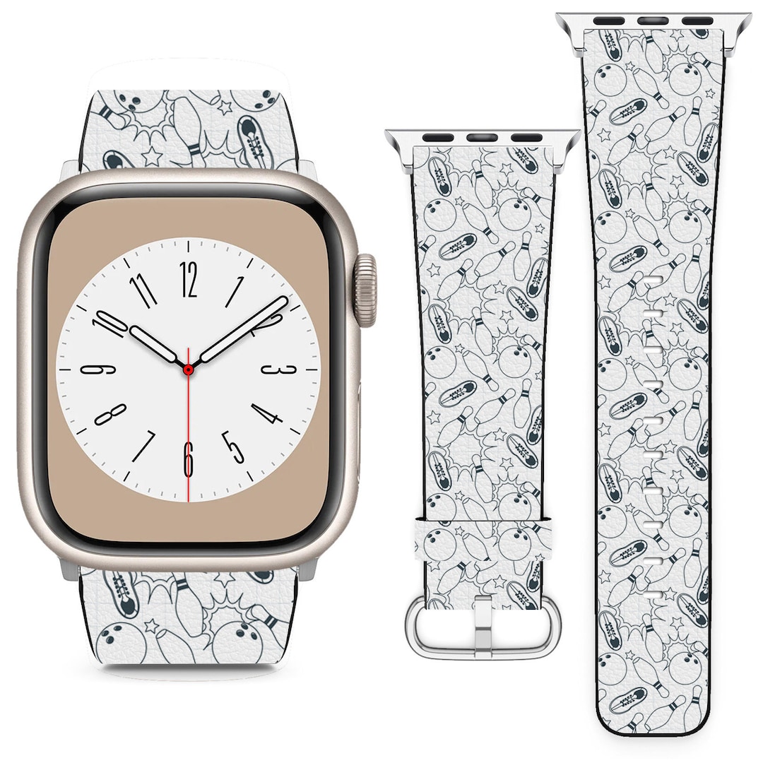 Bowling Pins Theme for Apple Watch Band Iwatch Strap for Series SE 9 8 ...