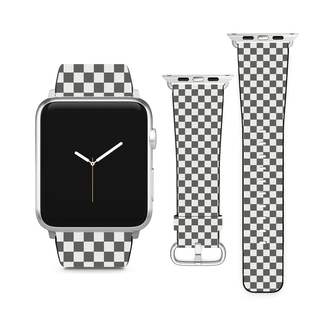 Checkered Chess Pattern for Apple Watch Band Iwatch Strap for Series SE ...