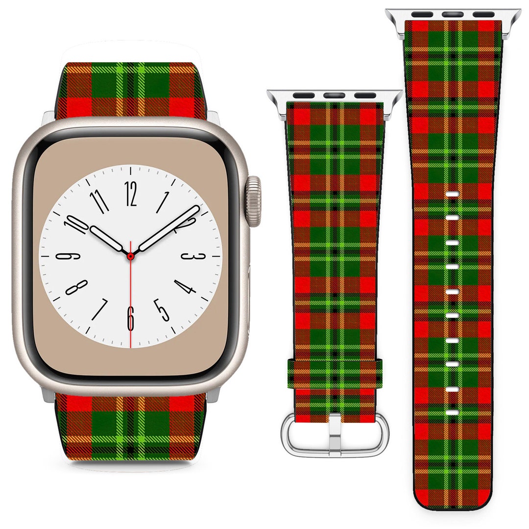 Tartan Plaid Pattern for Apple Watch Band Iwatch Strap for Series SE 9 ...
