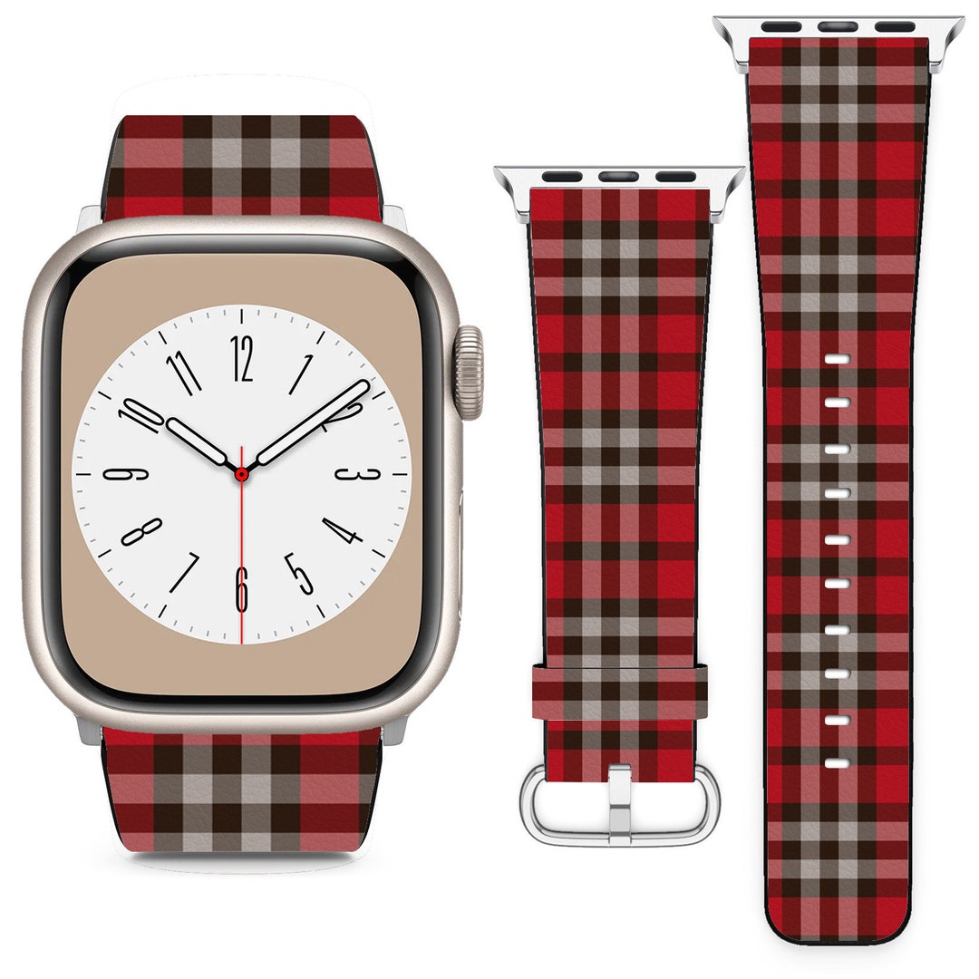 Plaid Scottish Pattern for Apple Watch Band Iwatch Strap for Series SE ...