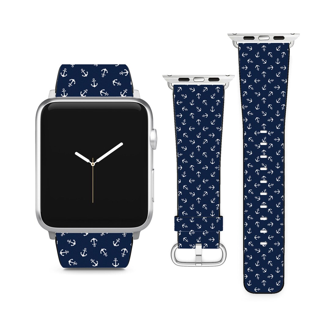 Nautical Anchor Theme for Apple Watch Band Iwatch Strap for Series SE 9 ...
