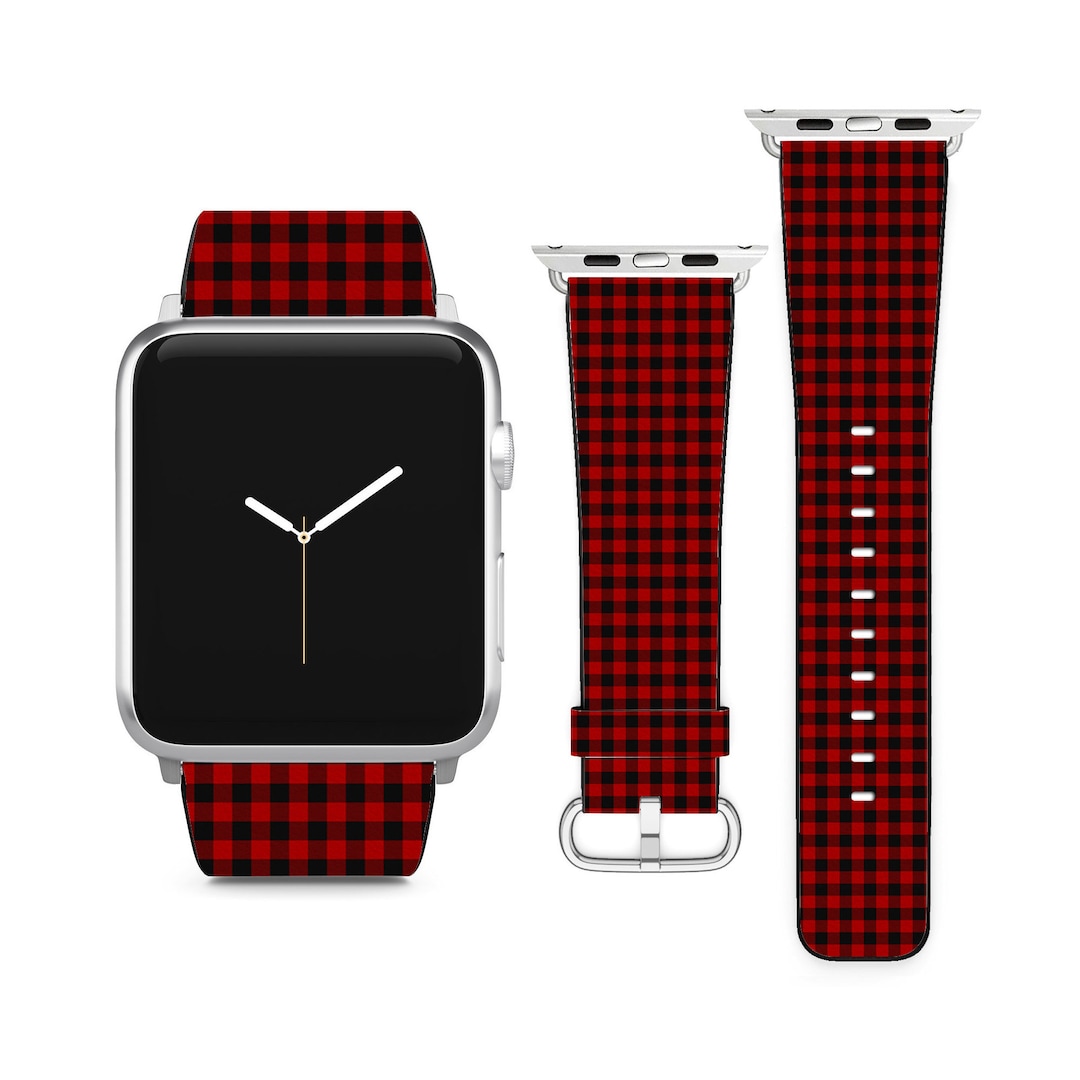 Checkered Pattern for Apple Watch Band Iwatch Strap for Series SE 9 8 7 ...