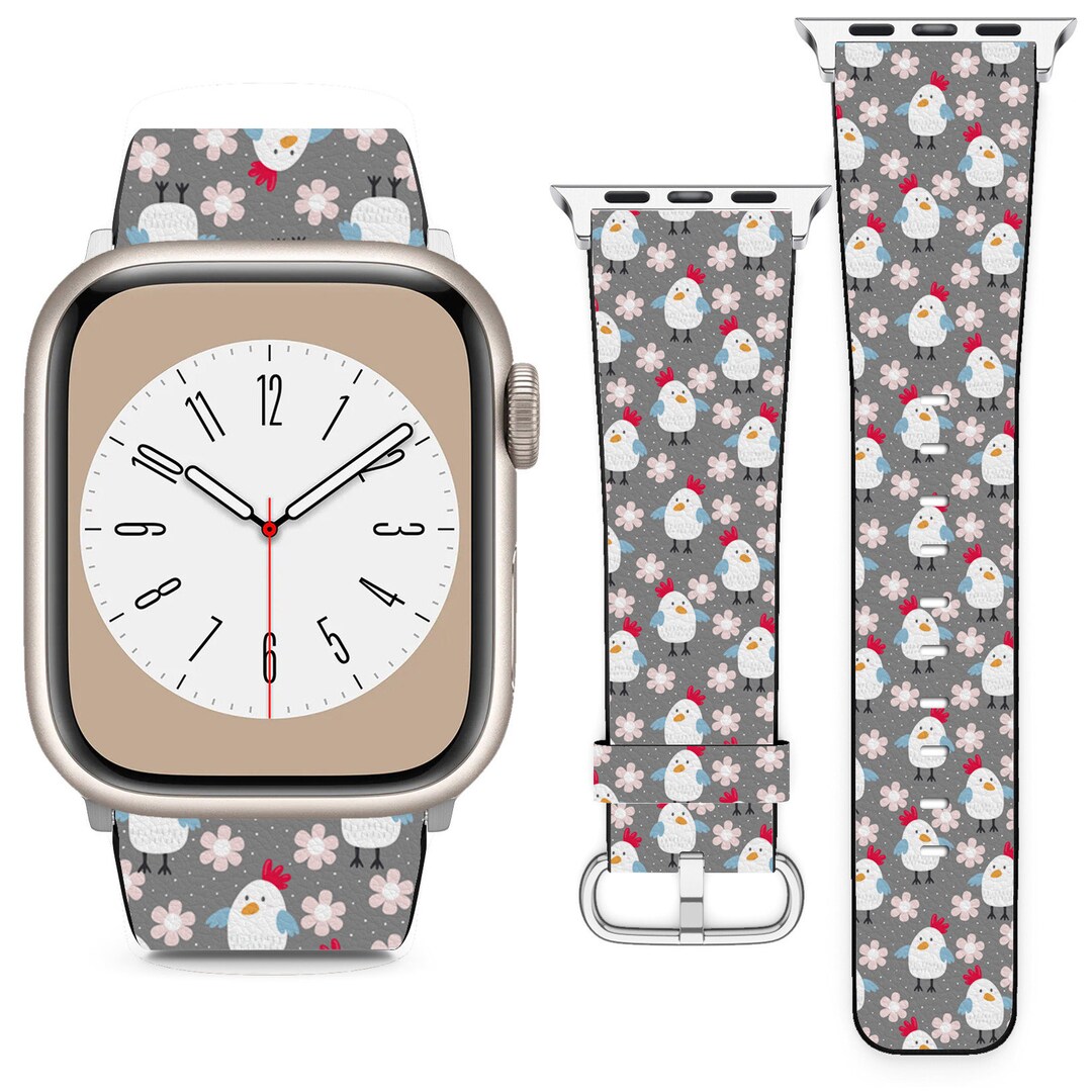 Kids Chicken Design for Apple Watch Band Iwatch Strap for Series SE 9 8 ...