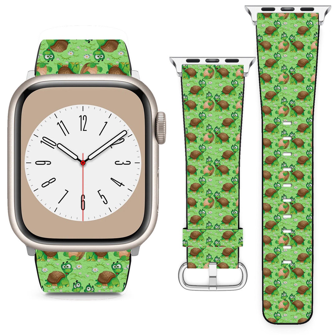Funny Cartoon Turtle for Apple Watch Band Iwatch Strap for Series SE 9 ...