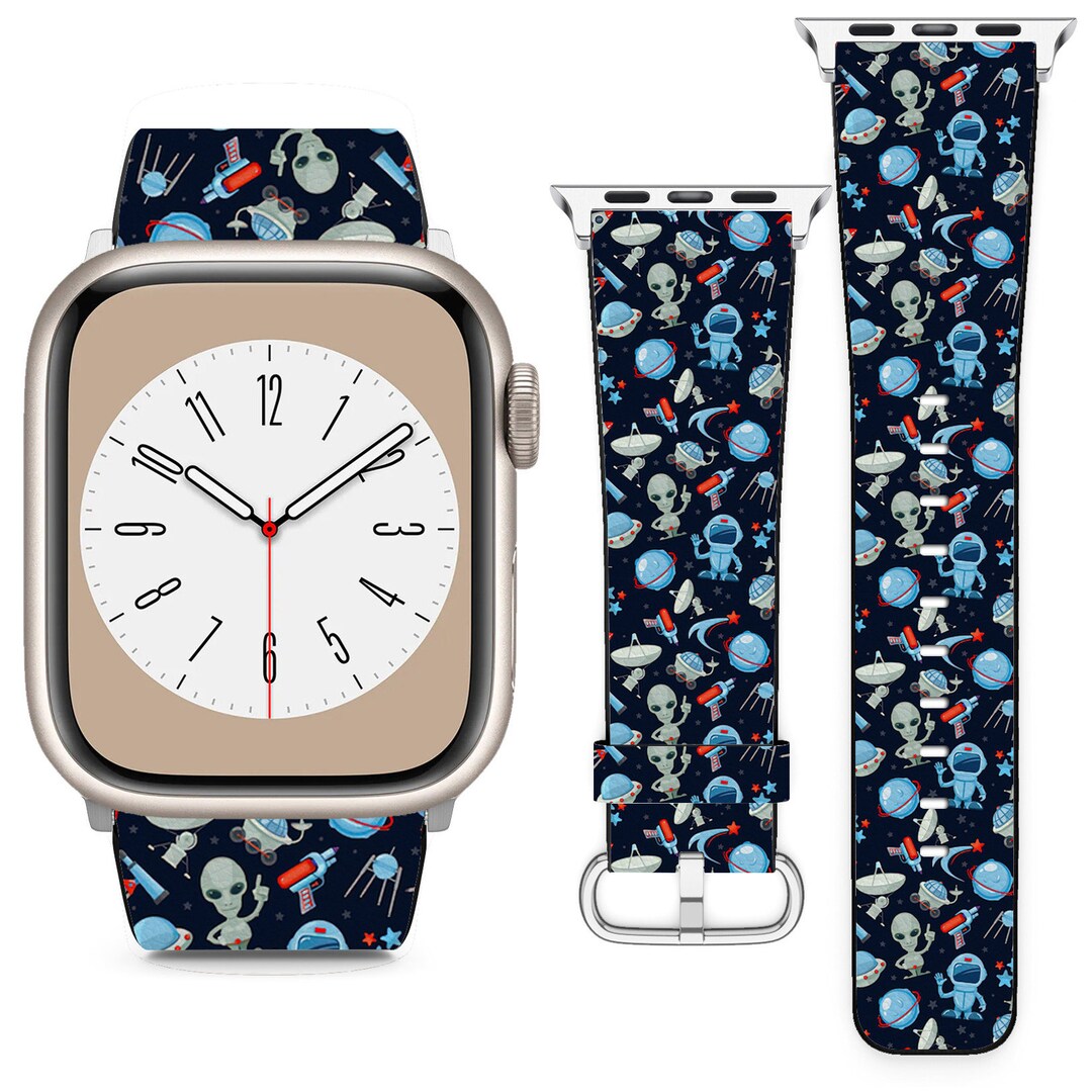 Astronaut Alien Space Theme for Apple Watch Band Iwatch Strap for ...