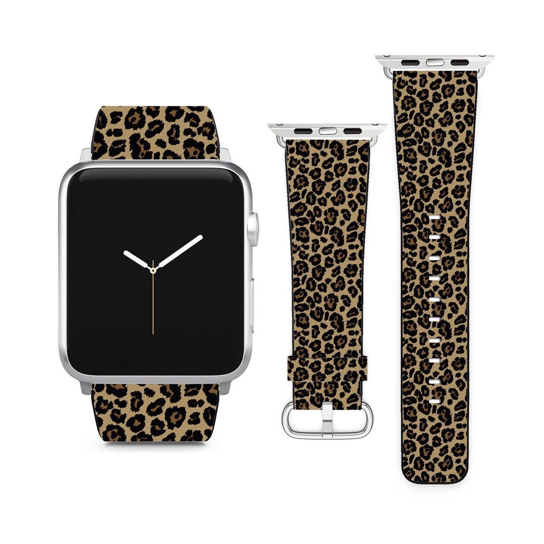Classic Leopard Pattern for Apple Watch Band Iwatch Strap for Series SE ...