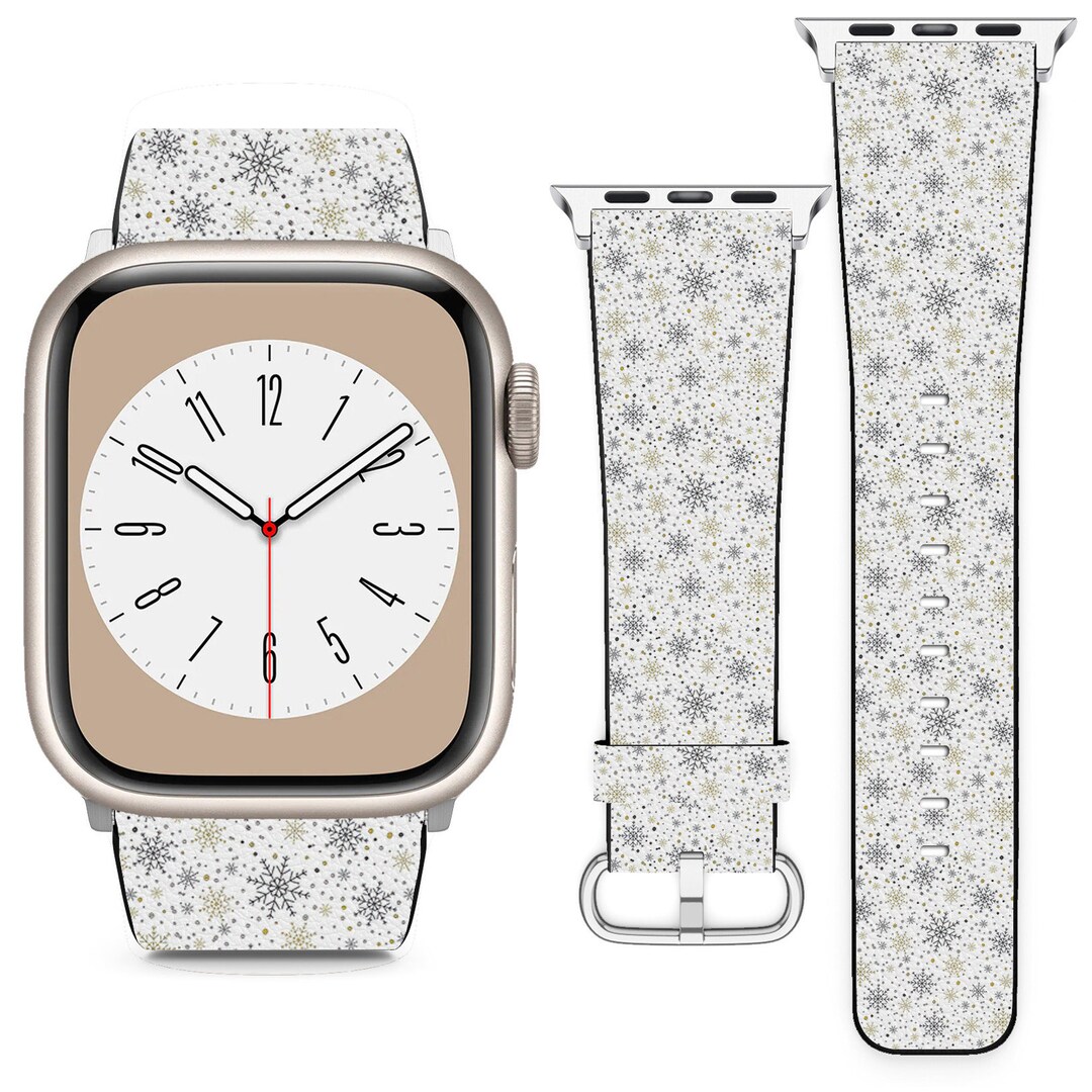 Winter Snowflake Theme for Apple Watch Band Iwatch Strap for Series SE ...