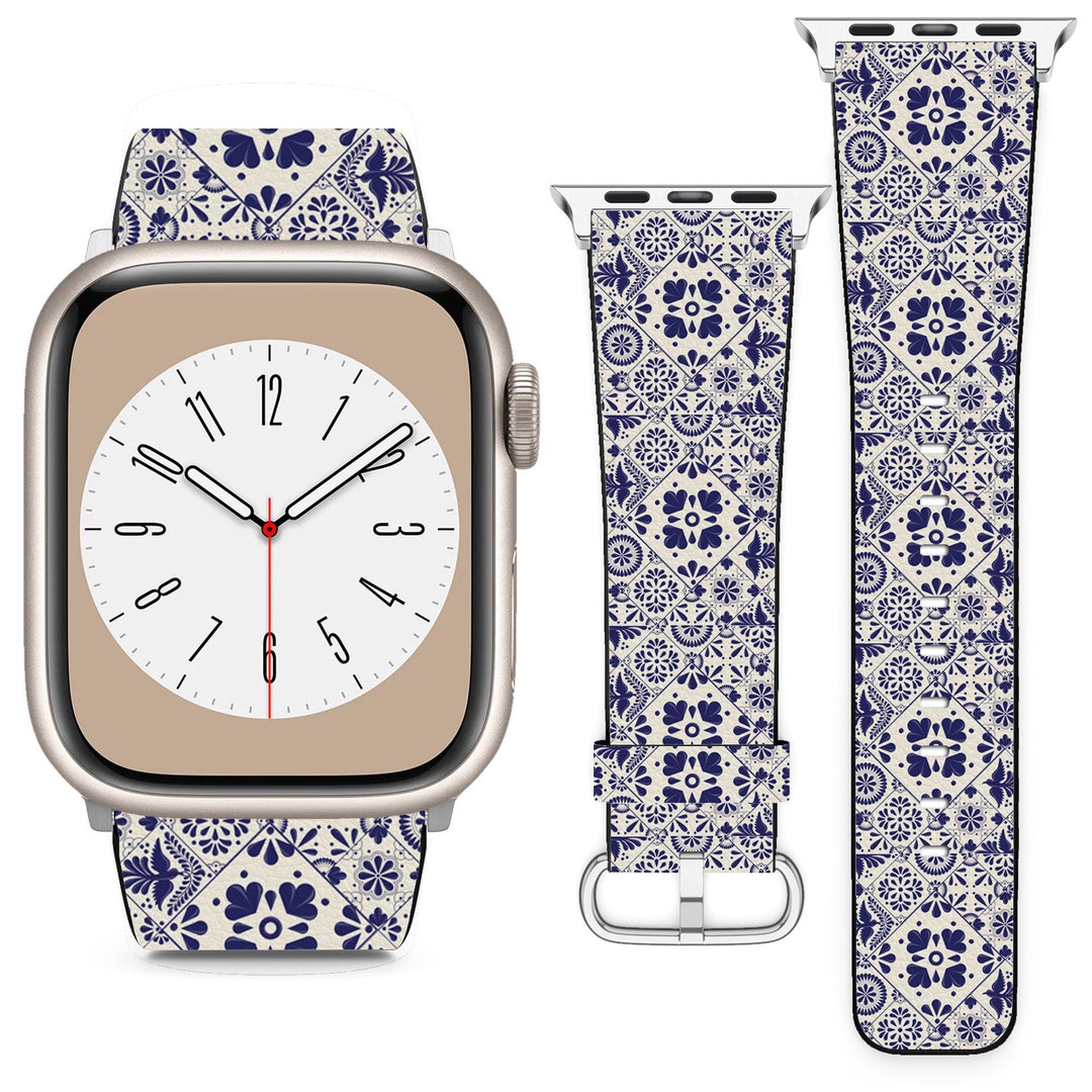 Mexican Talavera Tiles for Apple Watch Band Iwatch Strap for Series SE ...