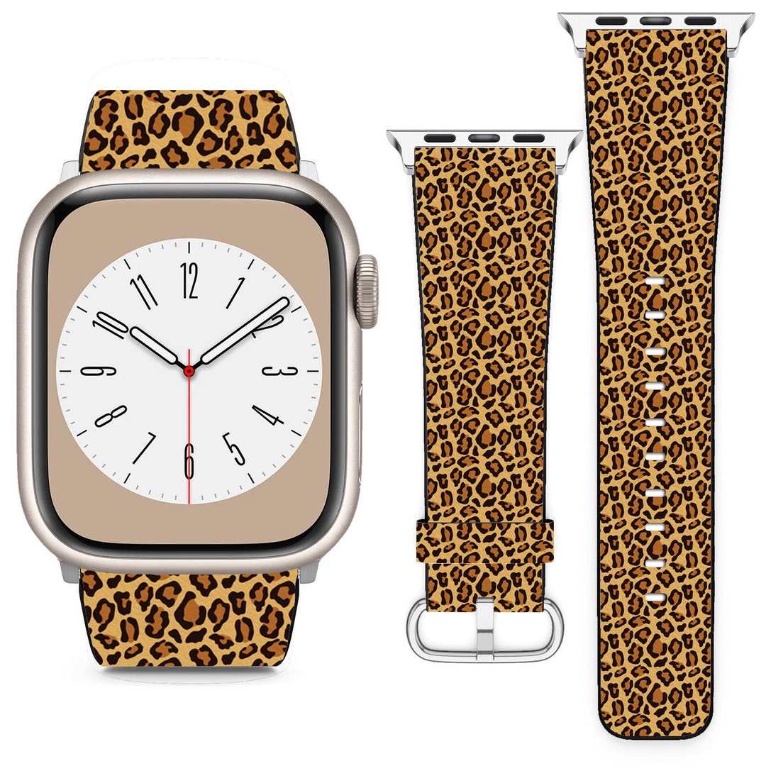 Leopard Print Pattern for Apple Watch Band Iwatch Strap for Series SE 8 ...