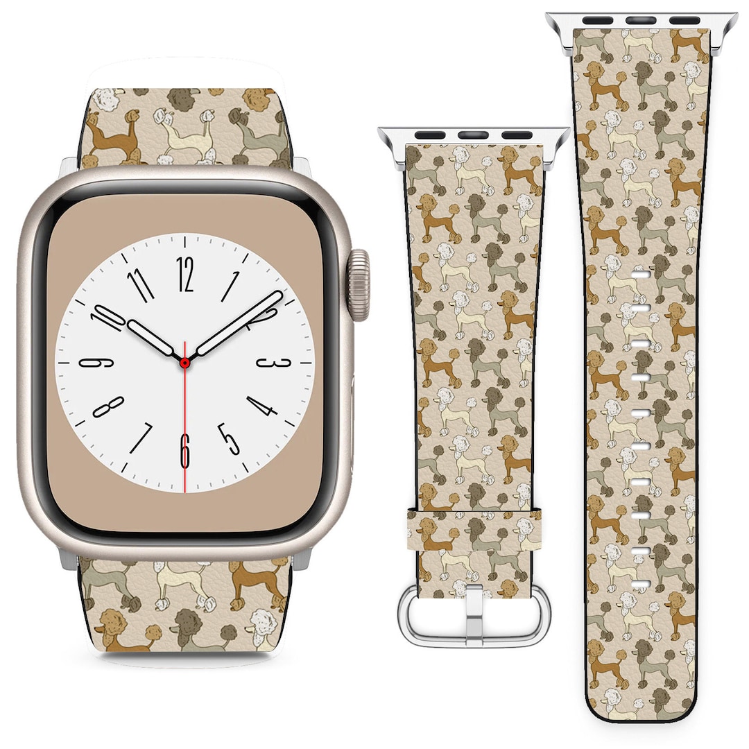 Funny Cartoon Poodle Design for Apple Watch Band Iwatch Strap for ...