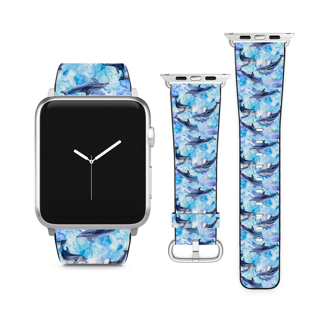 Ocean Sea Dolphin for Apple Watch Band Iwatch Strap for Series SE 9 8 7 ...