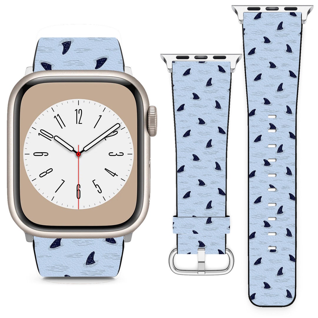 Shark Fin Design for Apple Watch Band Iwatch Strap for Series SE 9 8 7 ...