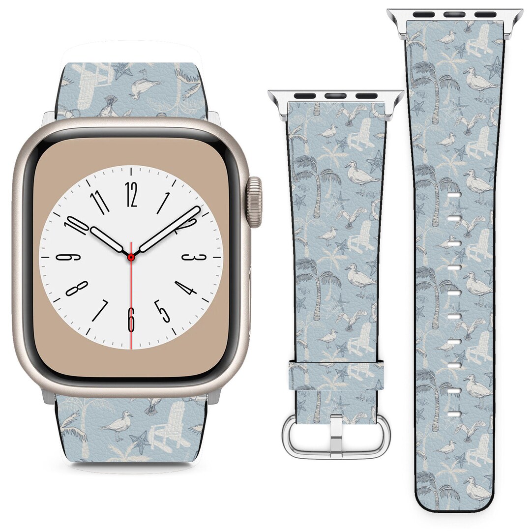 Sea Beach Theme for Apple Watch Band Iwatch Strap for Series SE 9 8 7 6 ...