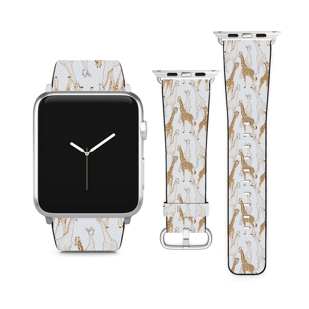 Cute Giraffe Drawing for Apple Watch Band Iwatch Strap for Series SE 9 ...