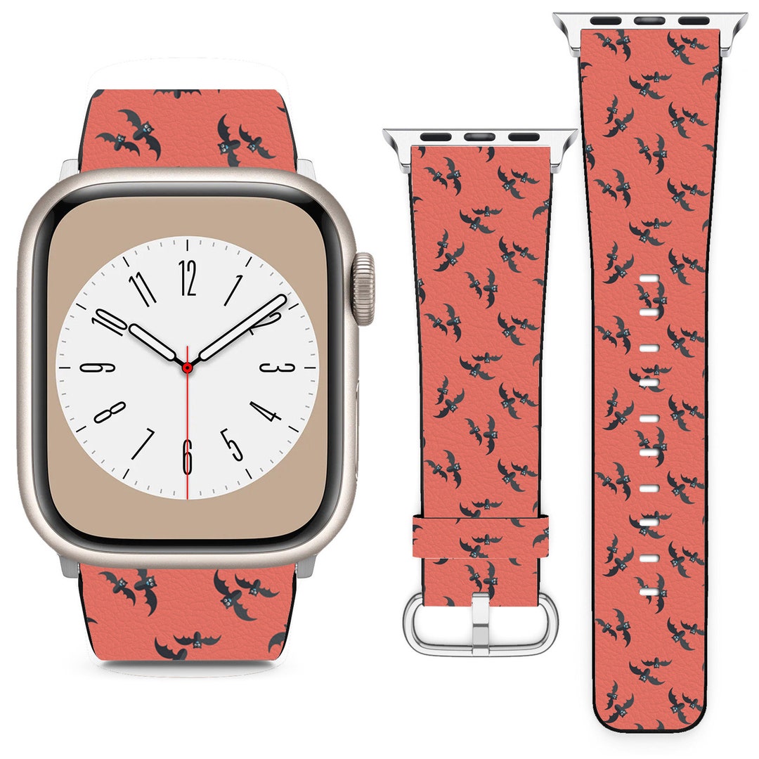 Halloween Bat Theme for Apple Watch Band Iwatch Strap for Series SE 9 8 ...