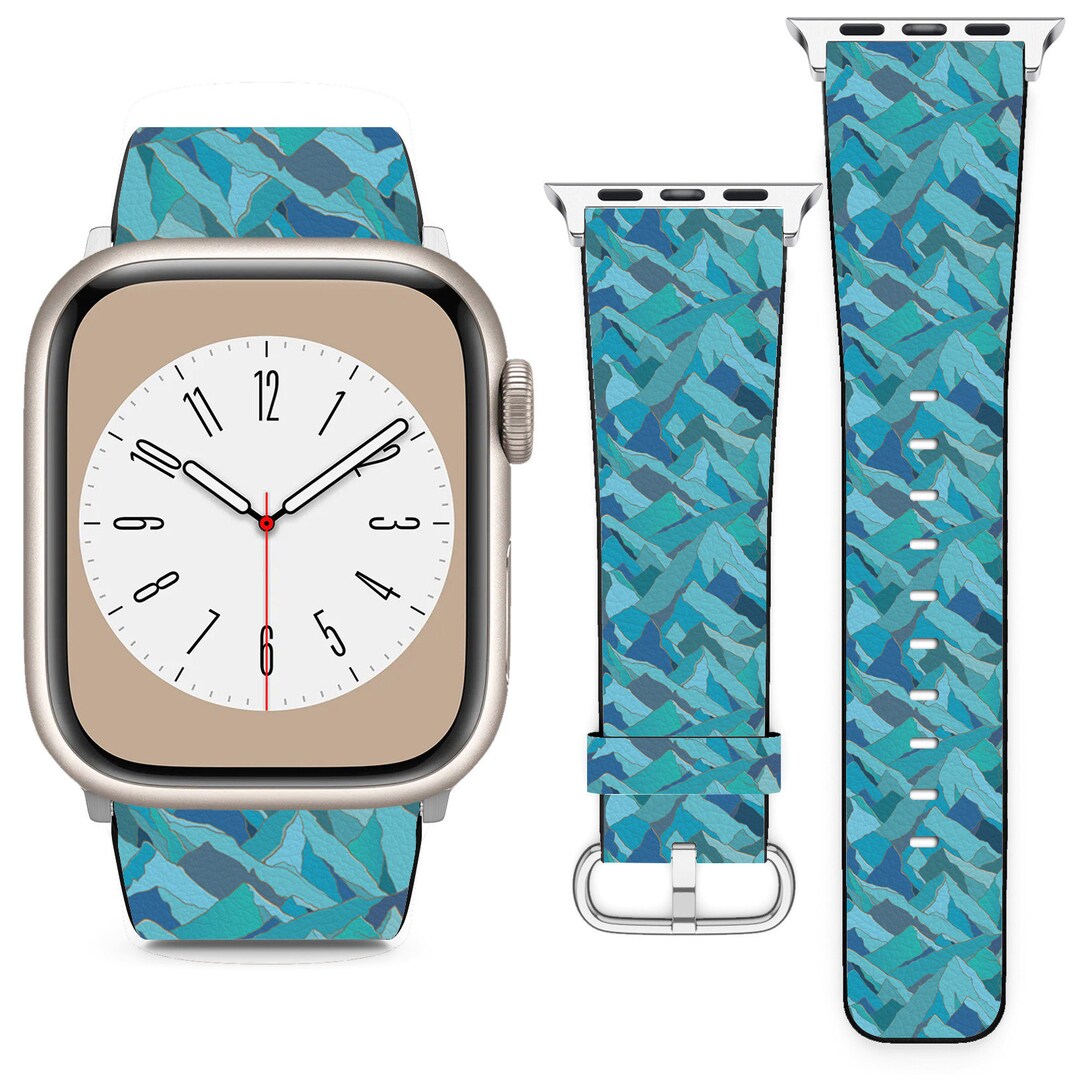 Mountain Landscape Design for Apple Watch Band Iwatch Strap for Series ...