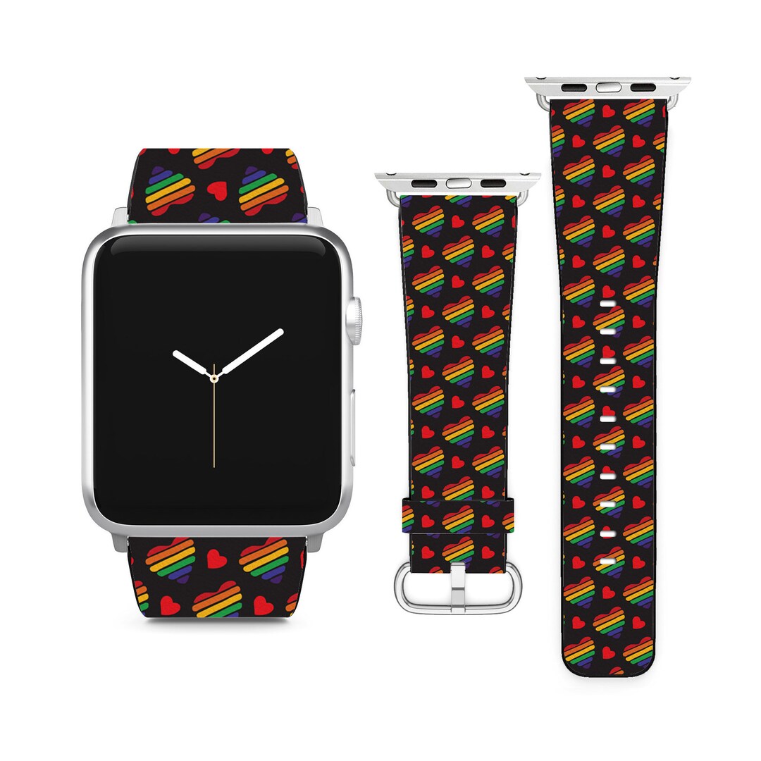 LGBTQ Love Theme for Apple Watch Band Iwatch Strap for Series SE 8 7 6 ...