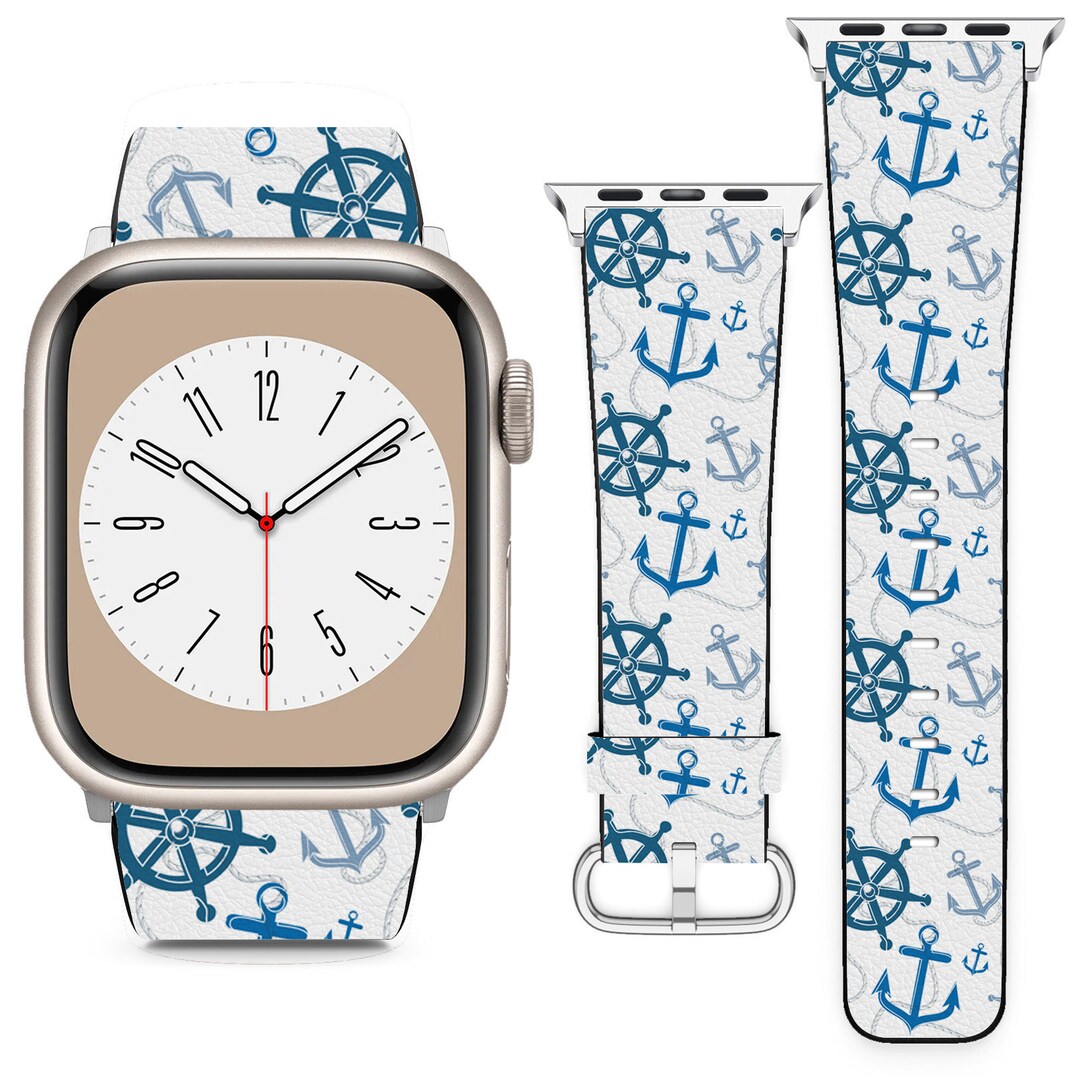 Nautical Theme Anchor for Apple Watch Band Iwatch Strap for Series SE 9 ...