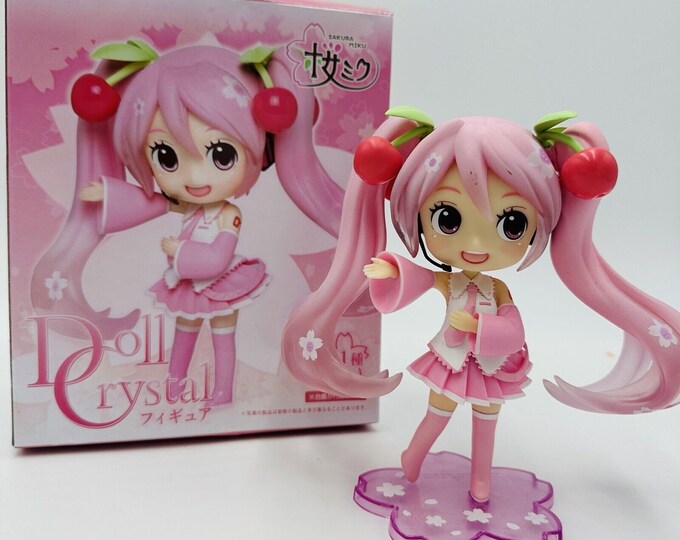 Taito Sakura Miku Hatsune Miku Doll Crystal Vocaloid Figure Japan Toy ...