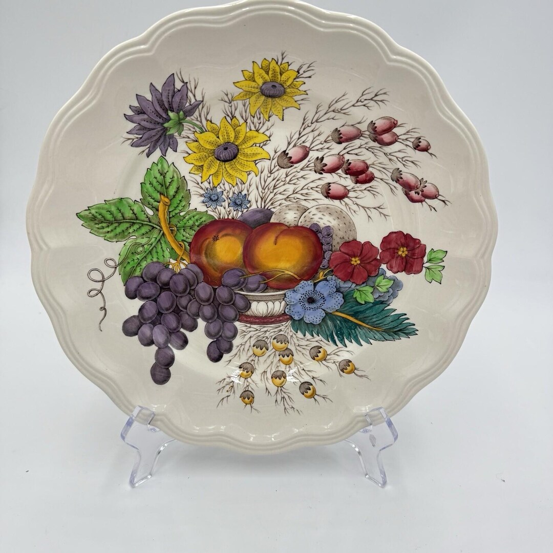 Vintage Copeland Spode England Pottery Dinner Plate Reynolds S 2188 ...