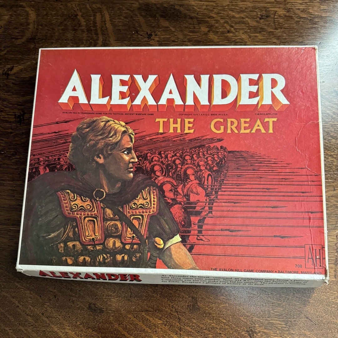 Alexander the Great Avalon Hill Board Game Punched Played - Etsy
