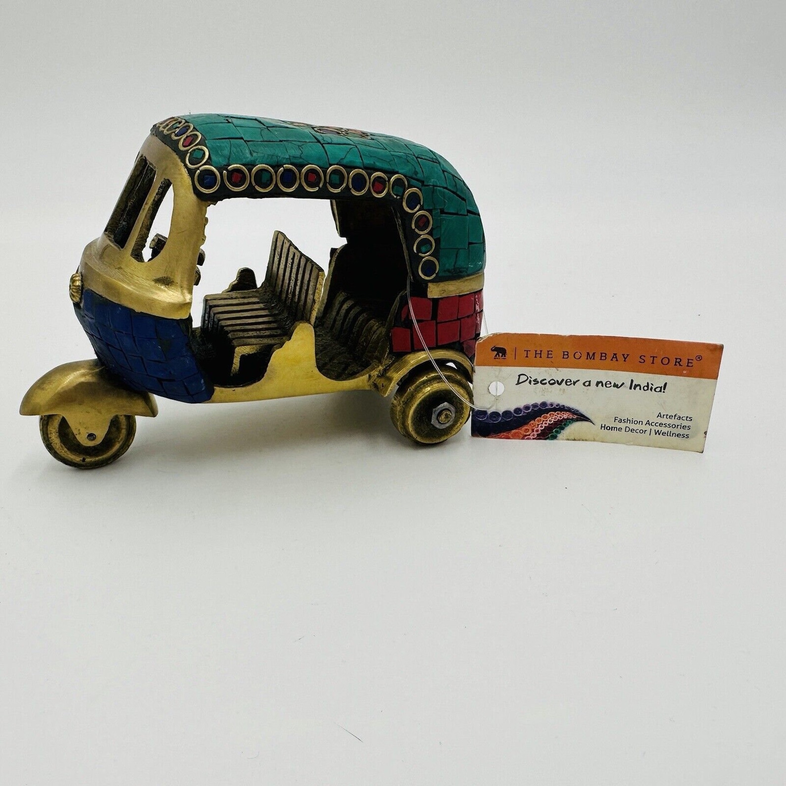 Brass Auto Rickshaw Indian Handicraft Collectible Decor Bombay Store ...