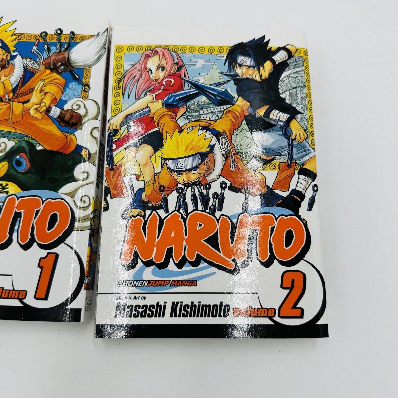 Naruto Shonen Jump Books Valume 1 & 2 Japanese Manga Series Graphics - Etsy