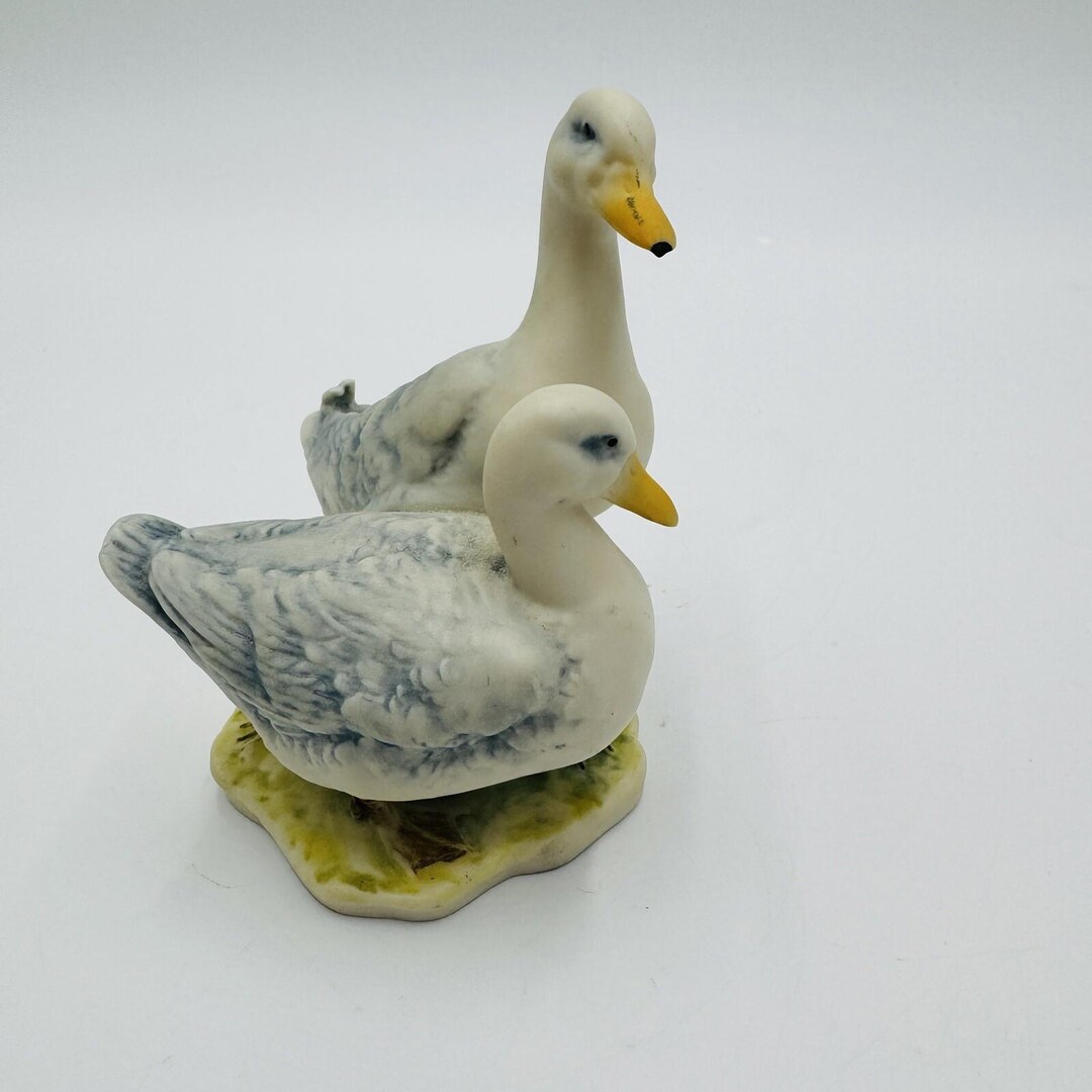 Kaiser Geese Hand Painted West Germany Porcelain Figurine Vtg Signed ...