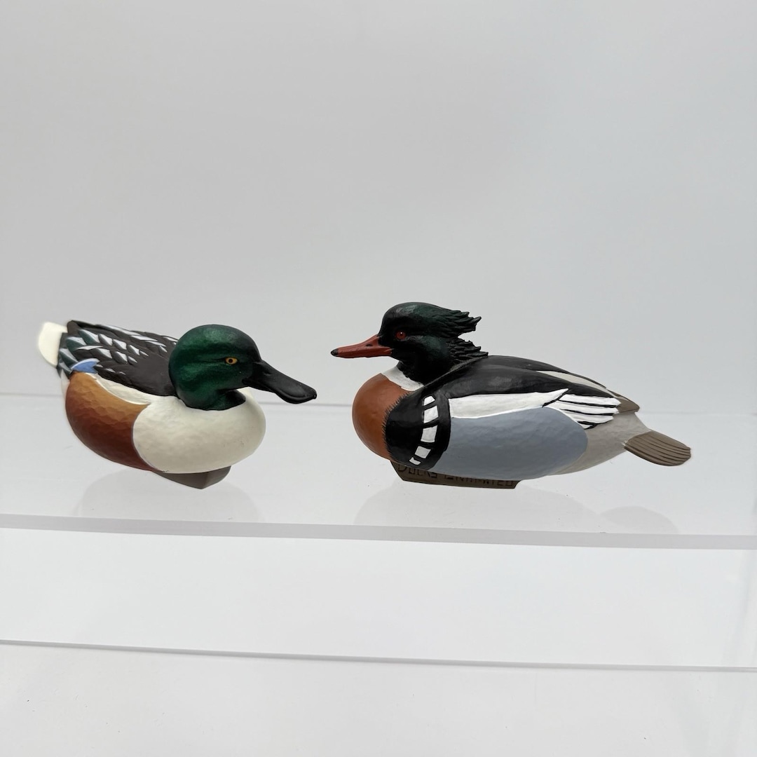 Ducks Unlimited Red Breasted &north Shoveler Jett Brunet Mini Decoy ...