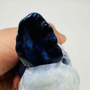 Delft Holland Pottery 701 Cobalt Blue White Chicken Hen Porcelain ...