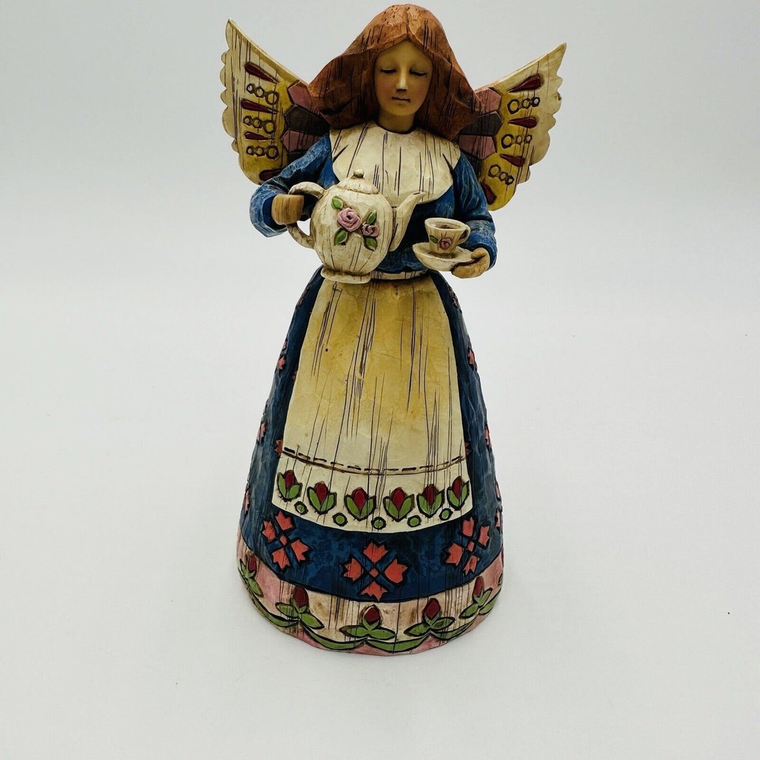 Jim Shore Angel of Hospitality Figurine Enesco Vintage Heartwood Creek ...