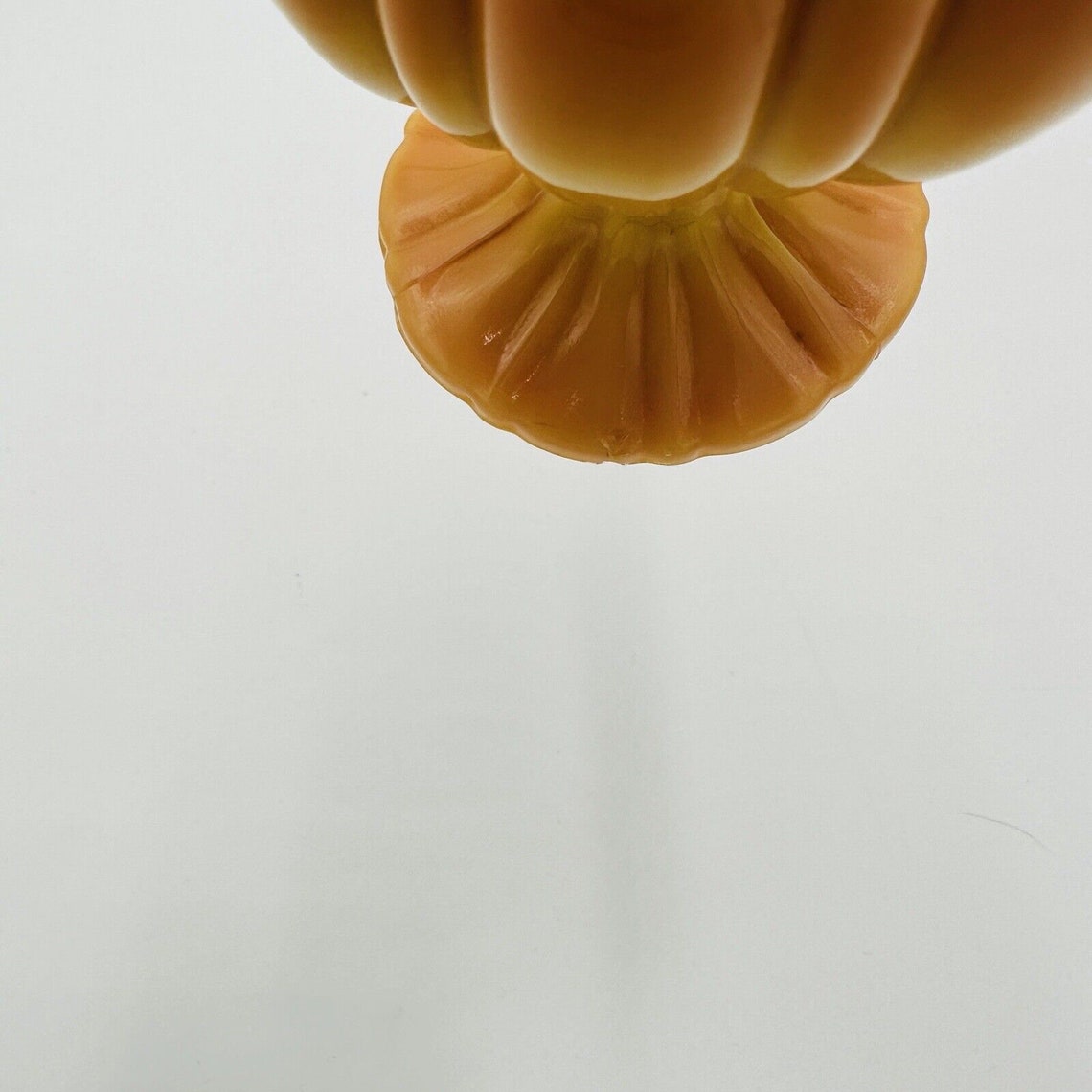 LE Smith Vase Bittersweet Swung Glass Orange 16.5in Tall MCM Floor ...