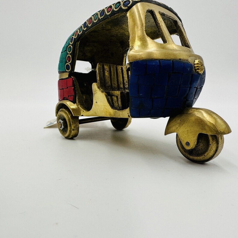 Brass Auto Rickshaw Indian Handicraft Collectible Decor Bombay Store ...