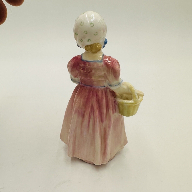 Royal Doulton Figurine Tinkle Bell Pink Girl Basket HN 1677 Porcelain ...