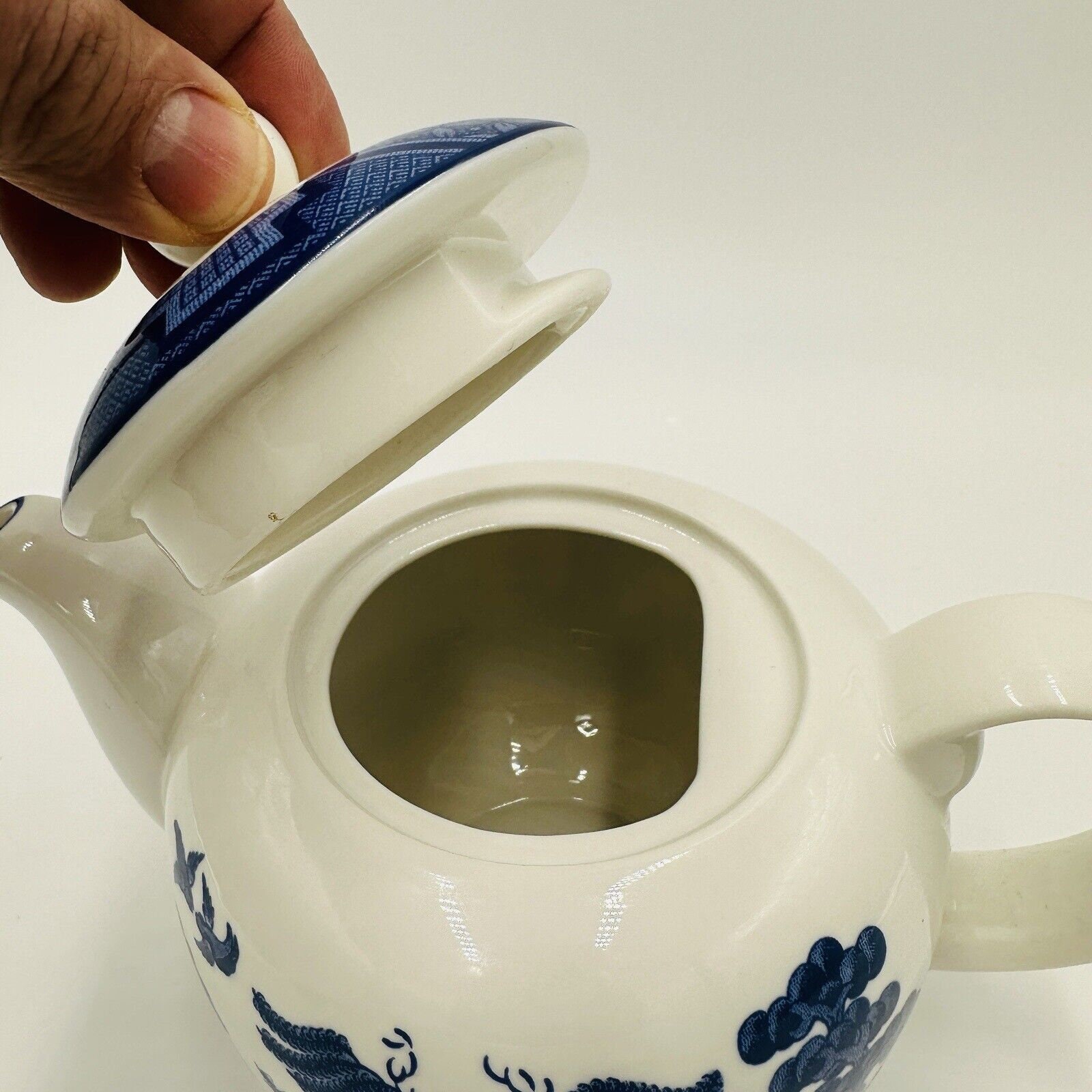 Royal Doulton Teapot Real Old Willow Fine China T.C1268 Blue White 1998 ...