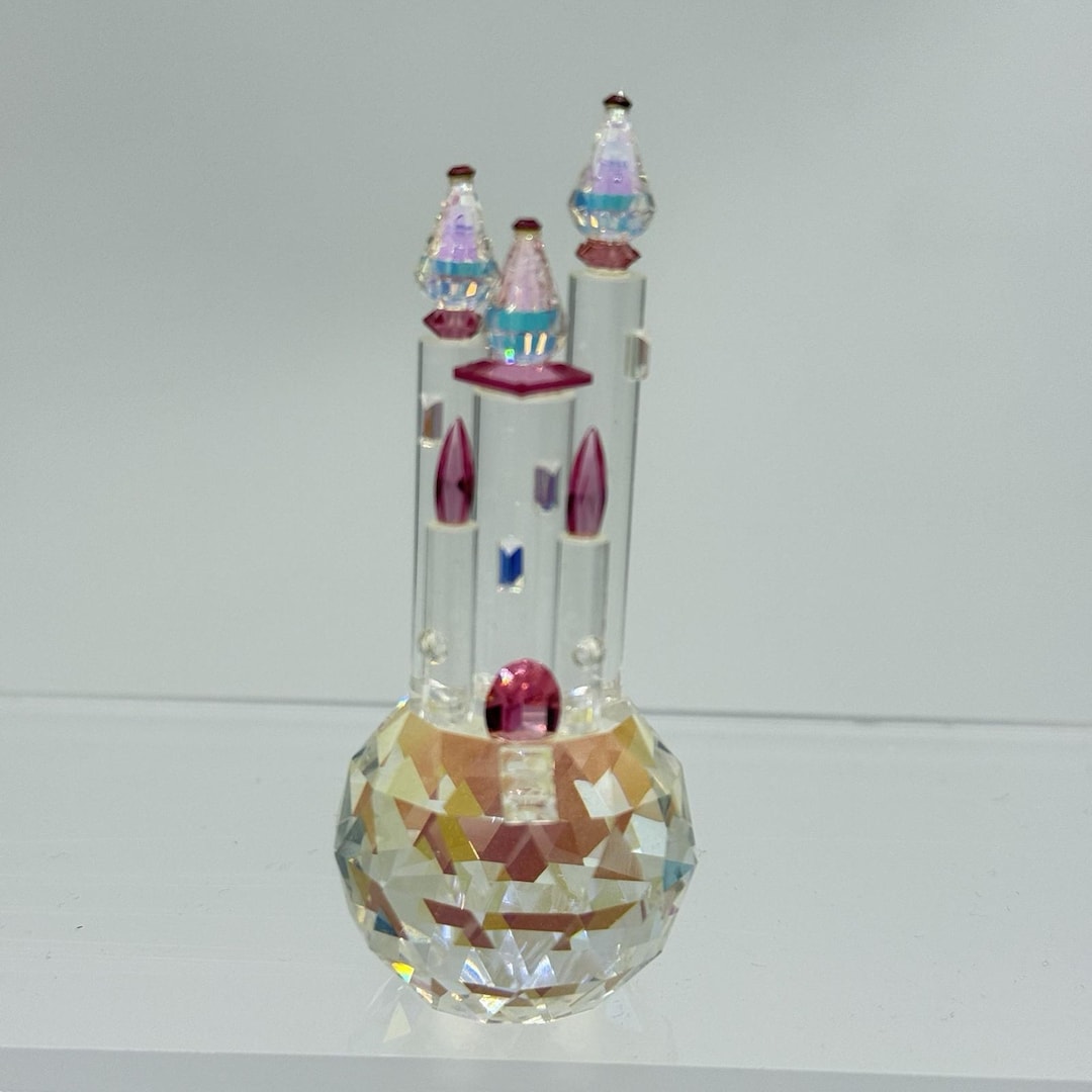Crystallite Purple Rainbow Crystal Castle Rare 3” Vintage Dichroic ...