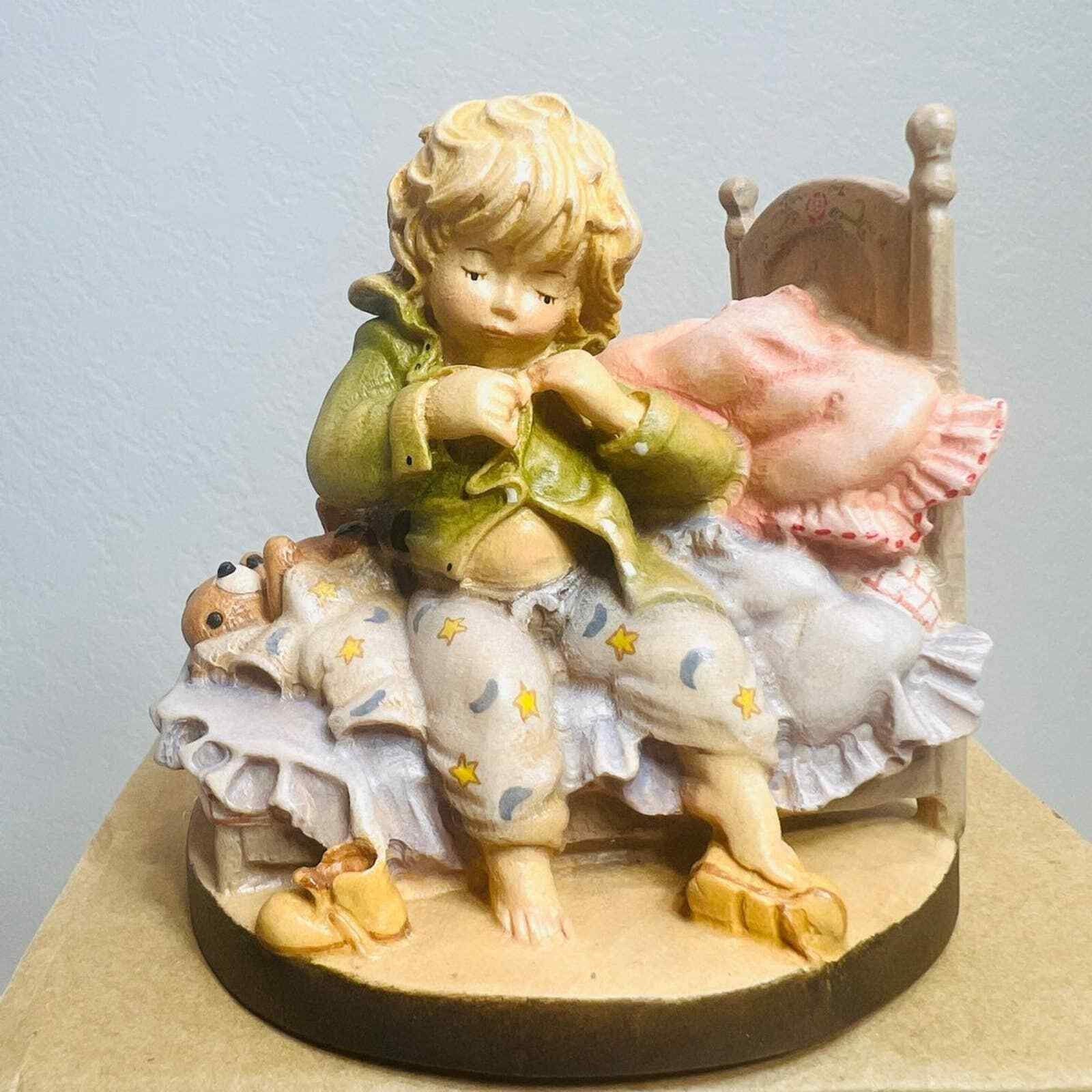 Vintage Wooden Dolfi Lisi Martin Figurines Set Italy Hand Painted ...