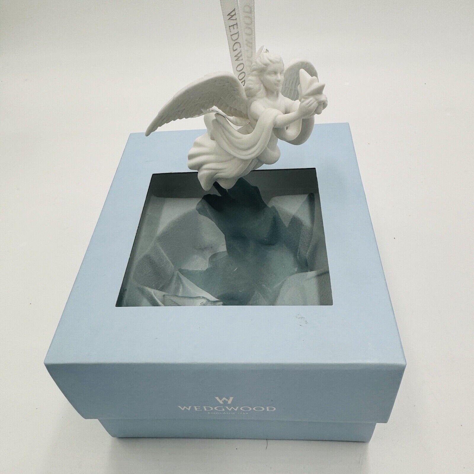 Wedgwood Jasperware Porcelain White Bisque Angel With Star - Etsy