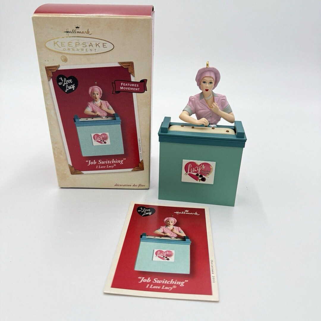 Hallmark Keepsake 2002 Job Switching, I Love Lucy Features Movement ...