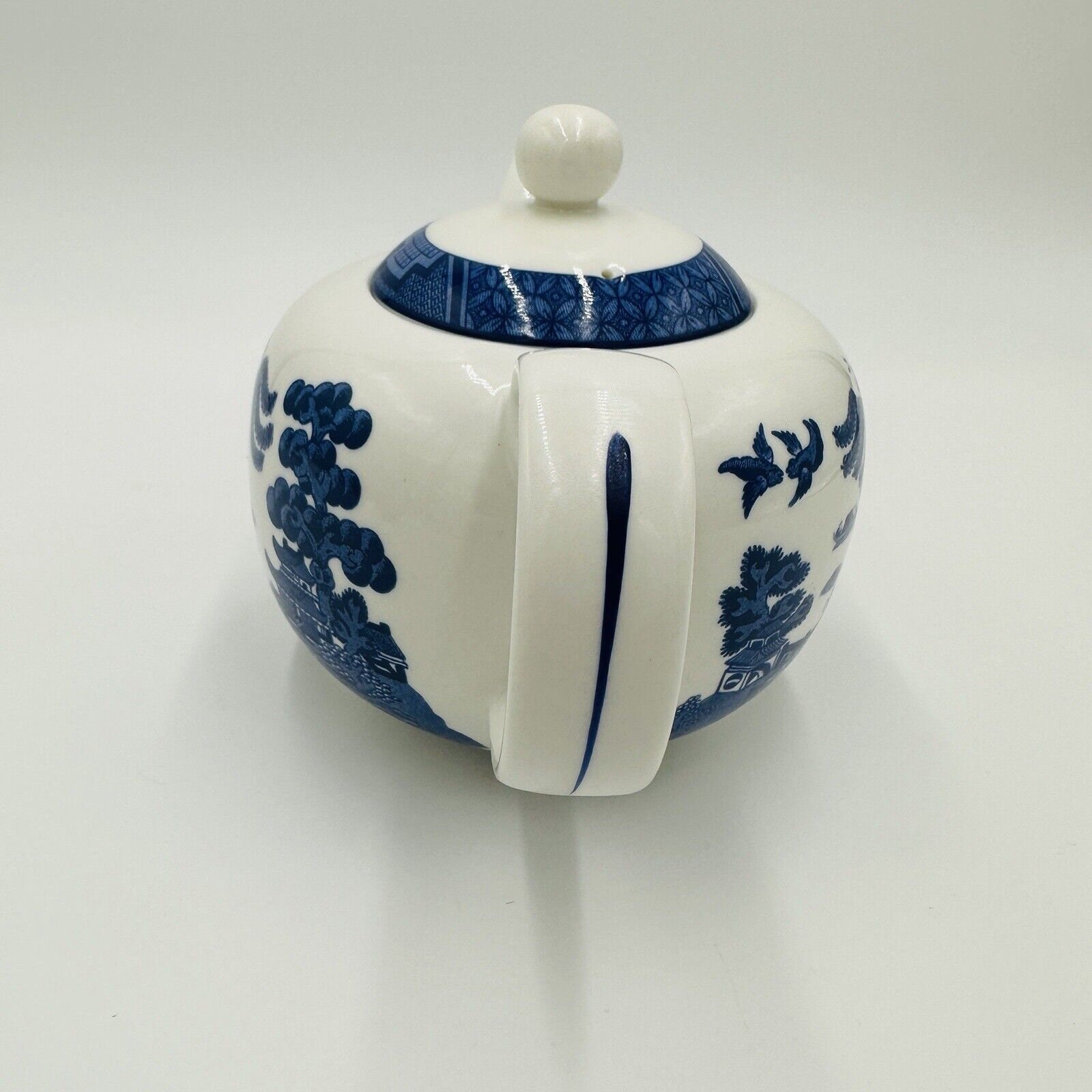 Royal Doulton Teapot Real Old Willow Fine China T.C1268 Blue White 1998 ...