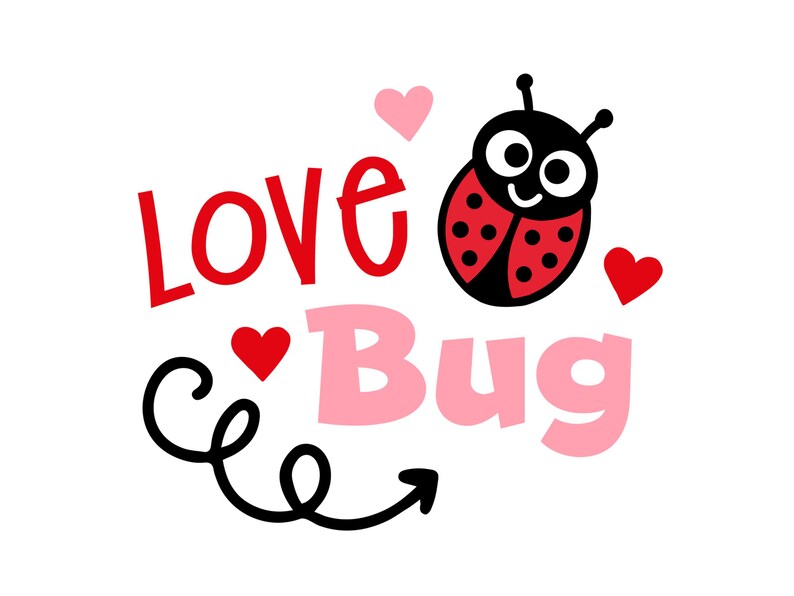 Love Bug Valentine Png/ Valentine Sublimation/cute as A Bug PNG ...