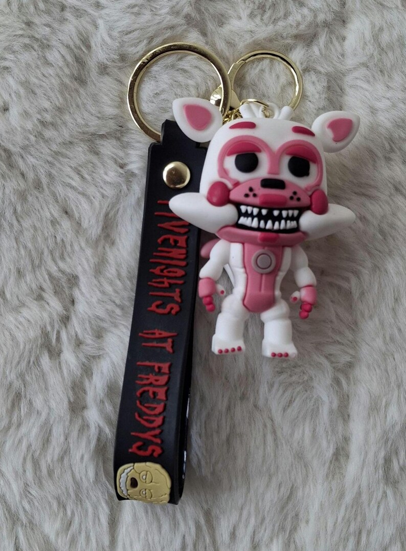 Five Nights at Freddy FNAF Keyring - Freddie Fazbear, Bonnie, Chicca ...