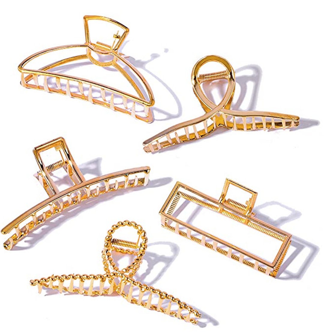 Gold Claw Hair Clips - Etsy