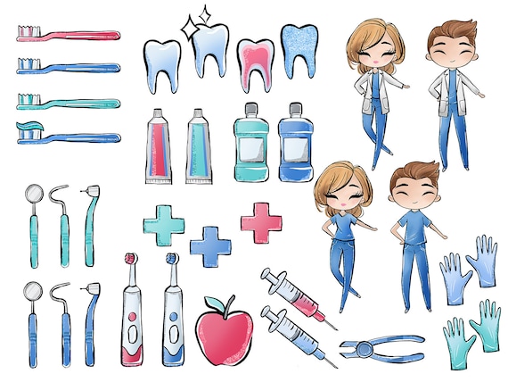 Female Dentist Clip Art