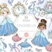 Cinderella Clipart Fairy Tale Princess Glass Slipper - Etsy