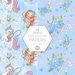 Fairy Unicorn Digital Paper, Cute Glitter Fairy Art, Seamless Pattern ...