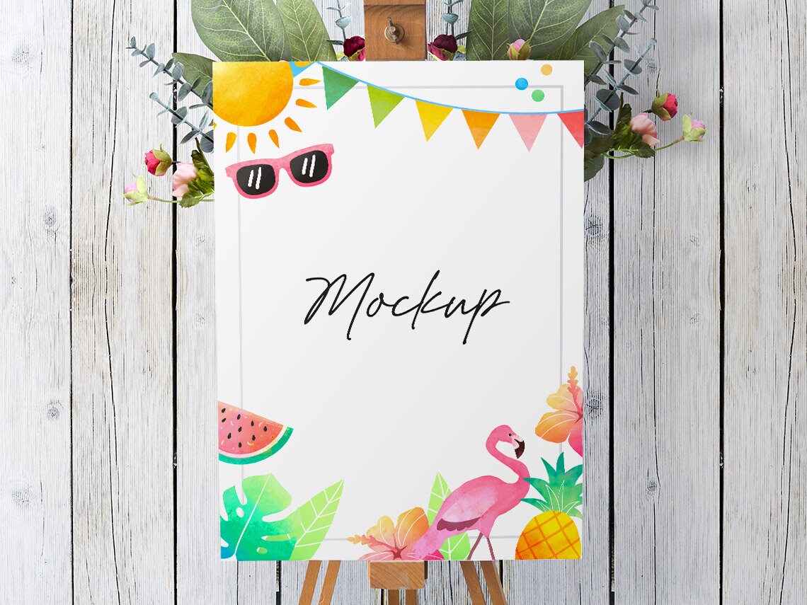 Pool Party Clipart - Watercolor Summer Instant Download - Tropical ...